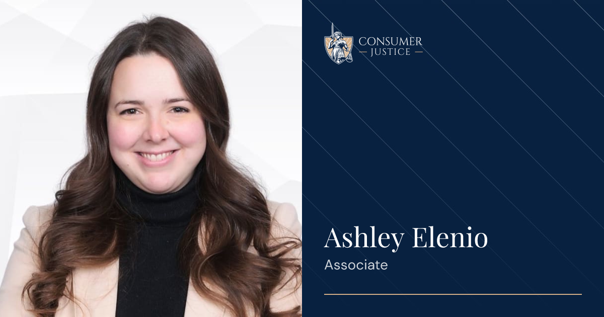 Ashley Elenio | Associate | Consumer Justice Law Firm