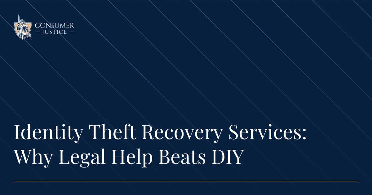 Identity Theft Recovery Services: Why Legal Help Beats DIY
