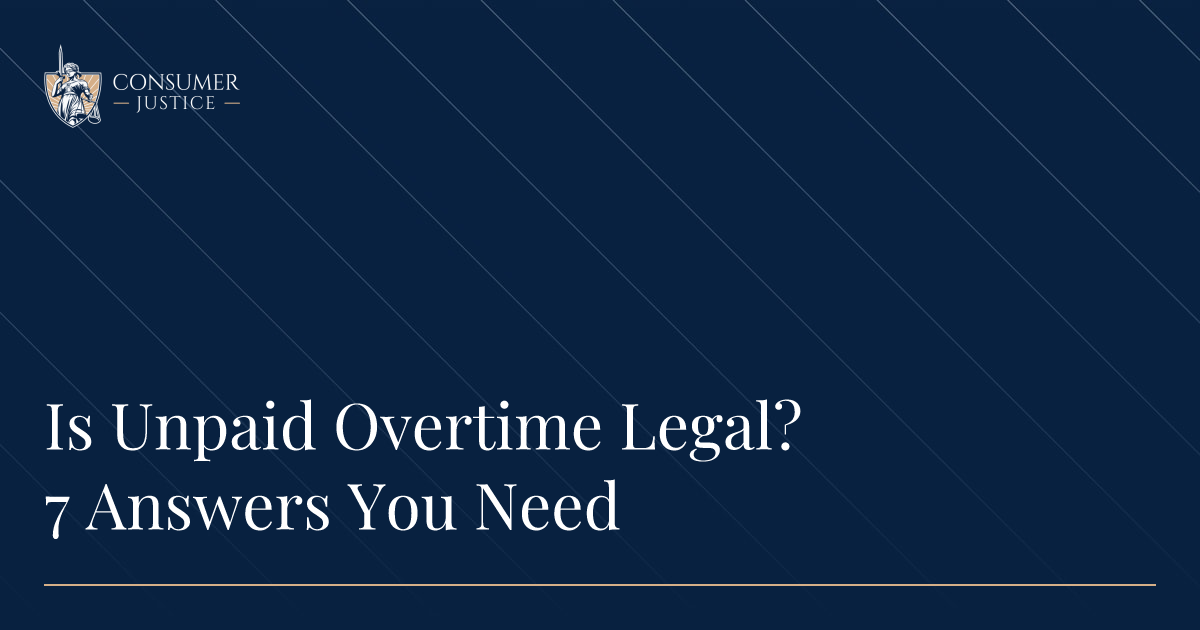 Is Unpaid Overtime Legal? Helpful Answers to 6 Key Questions