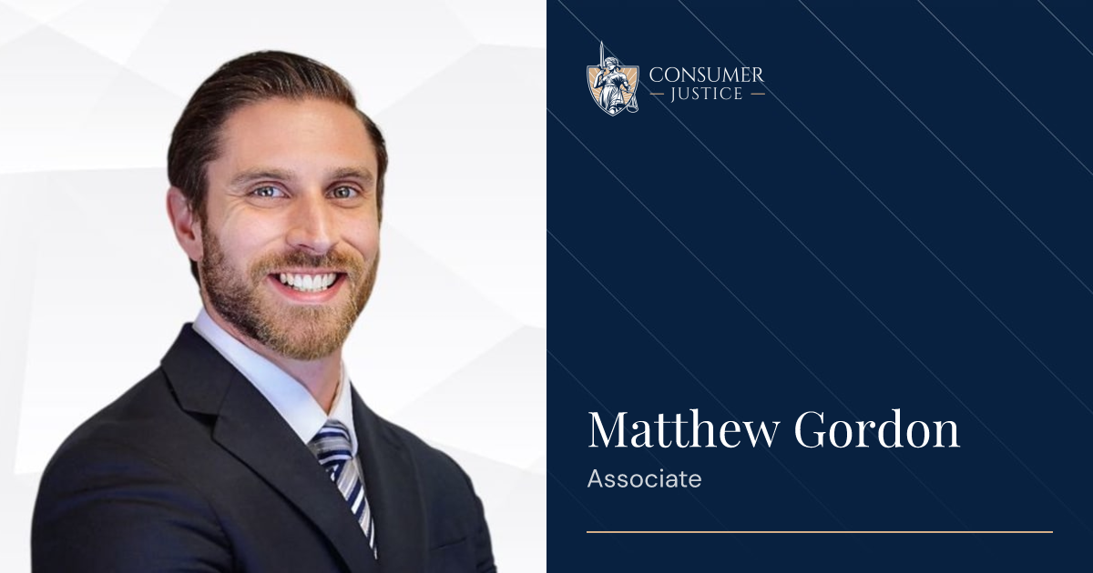 Matthew Gordon | Associate | Consumer Justice Law Firm